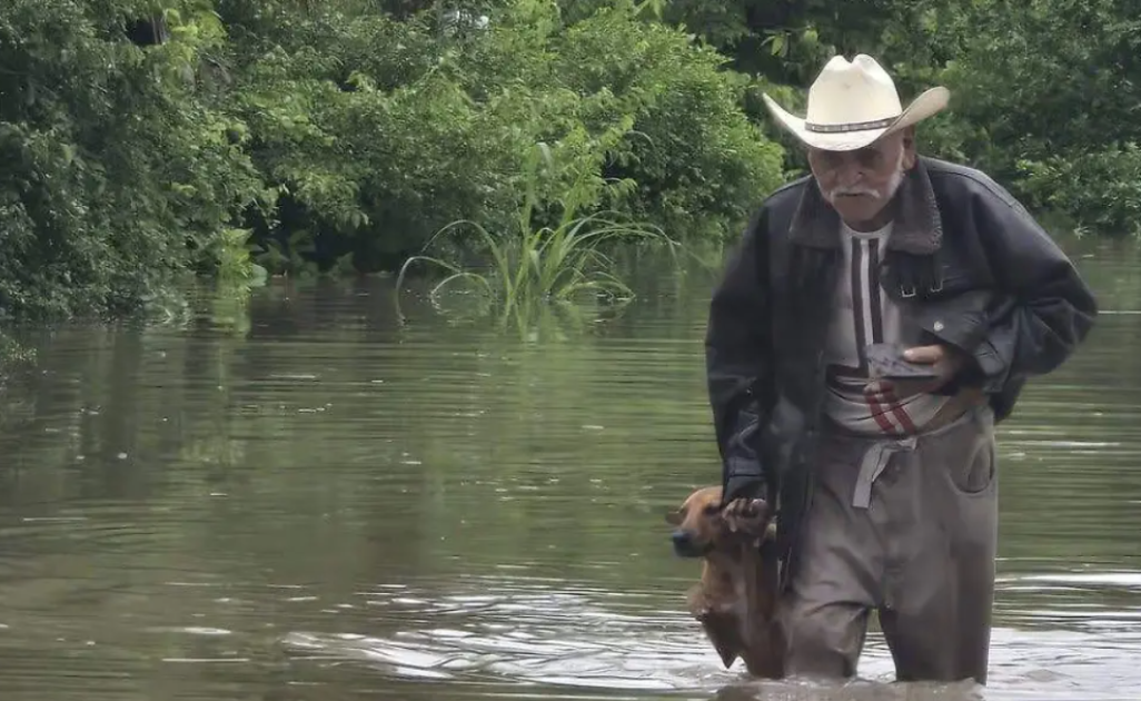 Muere Don Ángel Sierra, quien salvó a su perrito en las inundaciones en ...
