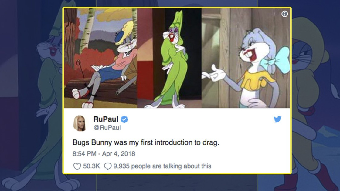 Bugs Bunny, la inspiración drag de RuPaul | NotiGape - Líderes en Noticias