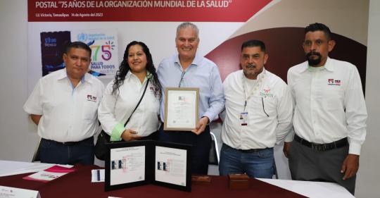 NotiGAPE - Presentan SST y SEPOMEX emisión especial de estampilla postal