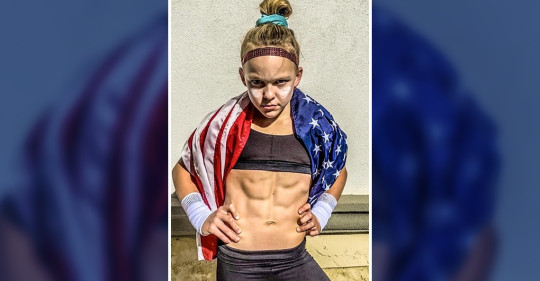 NotiGAPE - Ella Lyza Brooks, la pequeña de 10 años con unos abdominales ...